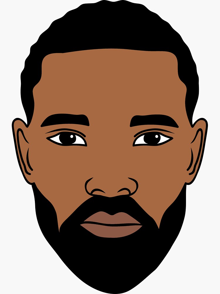 "Black Man " Sticker for Sale by 1uniqueminute | Redbubble