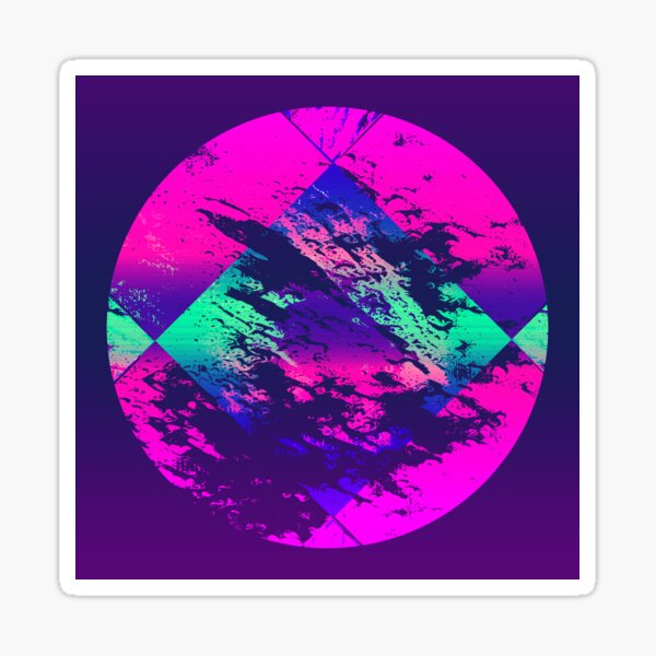 "Shattered Being" Sticker for Sale by GiaWorks | Redbubble