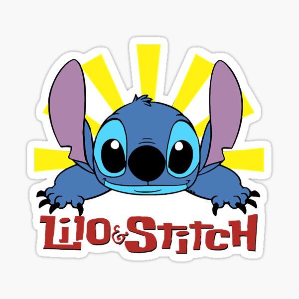 "Cute stitch logo" Sticker for Sale by KarenPrecious2 | Redbubble