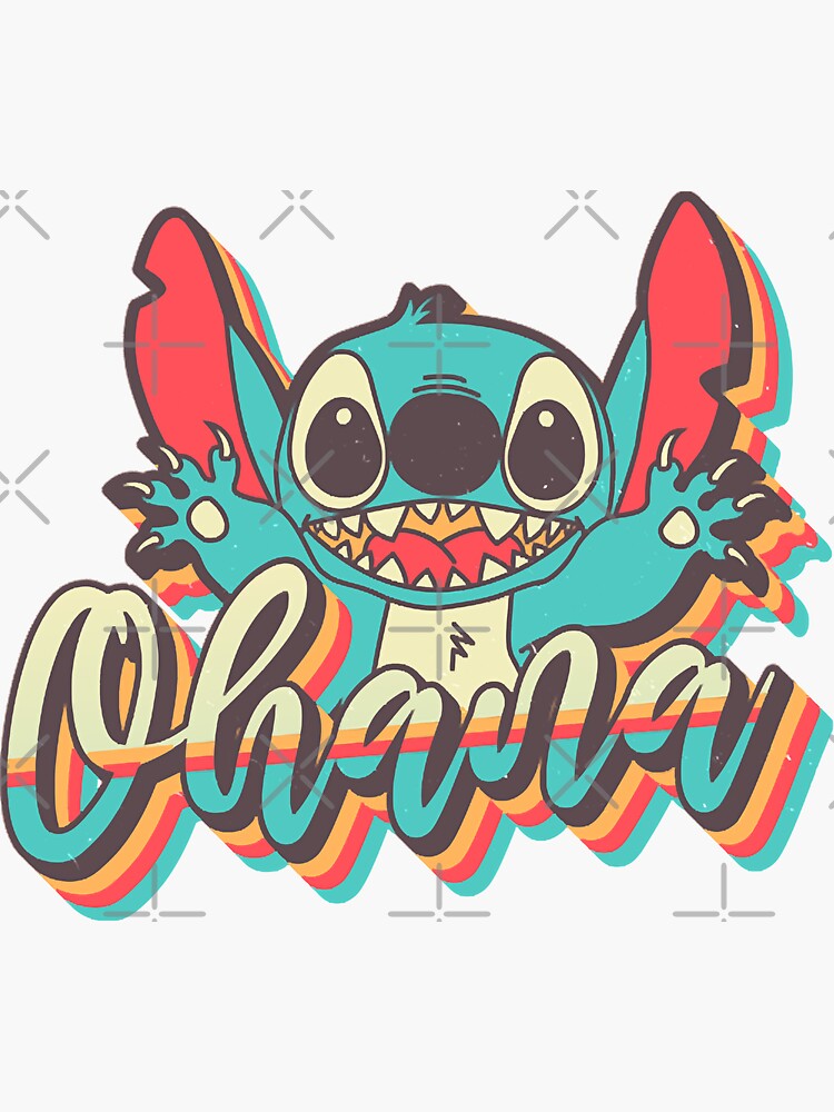 "Ohana logo" Sticker for Sale by KarenPrecious2 | Redbubble