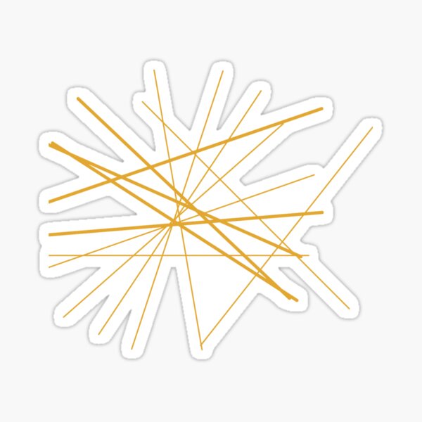 "simple line art" Sticker by nahidax | Redbubble