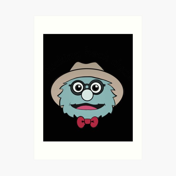 "Puppet History The Professor Face " Art Print by keeryzart1 | Redbubble