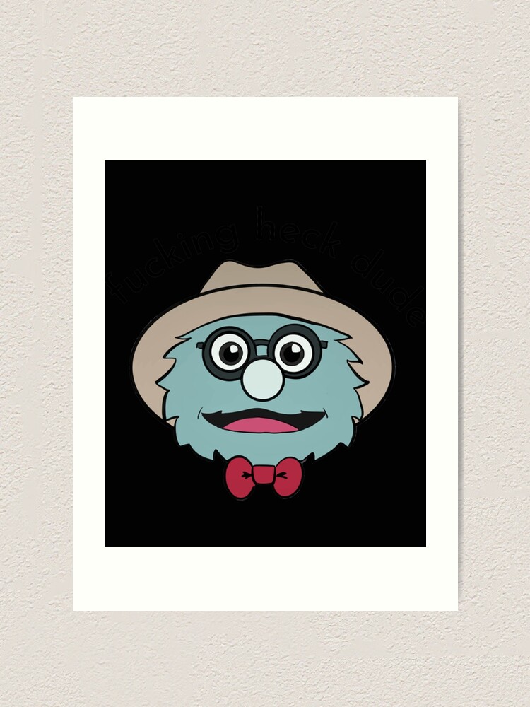"Puppet History The Professor Face " Art Print by keeryzart1 | Redbubble