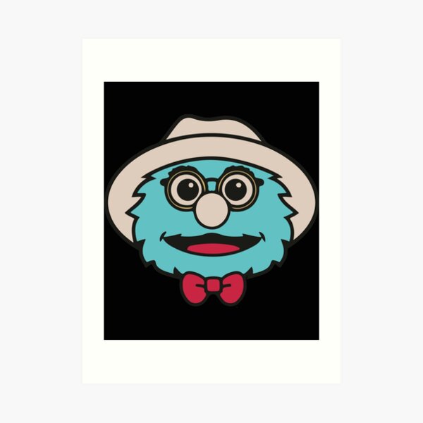"Puppet History The Professor Face " Art Print by keeryzart1 | Redbubble