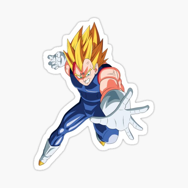 "Vegeta" Sticker for Sale by AndyArtic | Redbubble