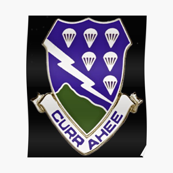 "Currahee - 506th Infantry - 101st Airborne Classic ." Poster for Sale ...