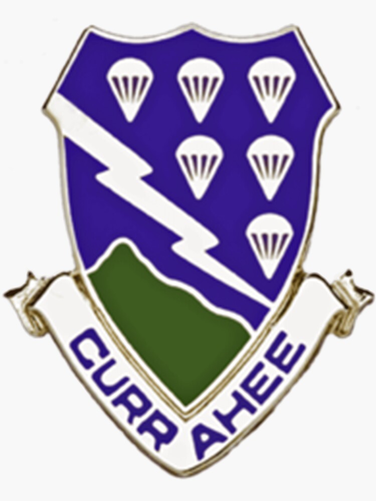 "Currahee - 506th Infantry - 101st Airborne Classic ." Sticker for Sale ...