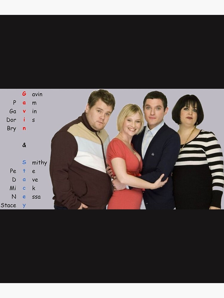 "Gavin and stacey " Poster for Sale by InkyApparel | Redbubble