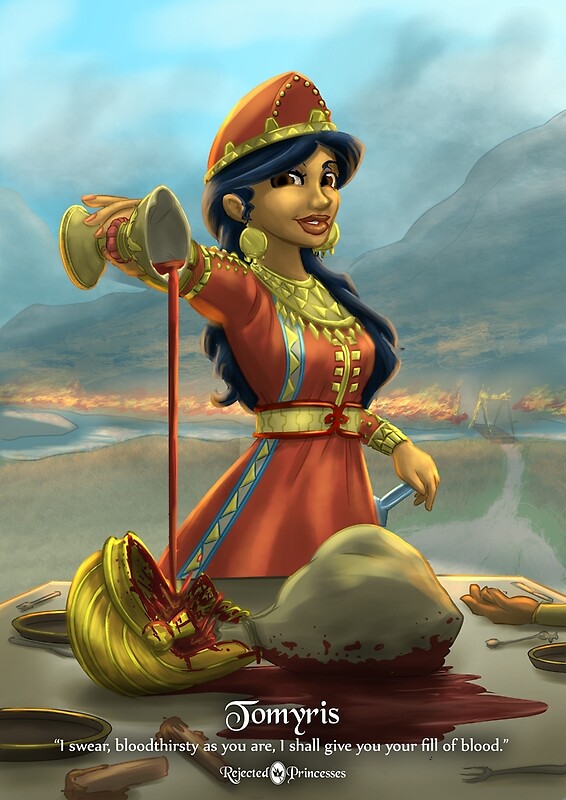 "Tomyris - Rejected Princesses" by jasonporath | Redbubble