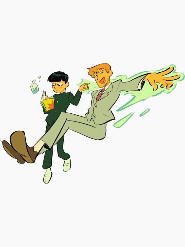 "Reigen control" Sticker for Sale by Cursed-Teemo | Redbubble