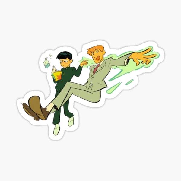 "Reigen control" Sticker for Sale by Cursed-Teemo | Redbubble
