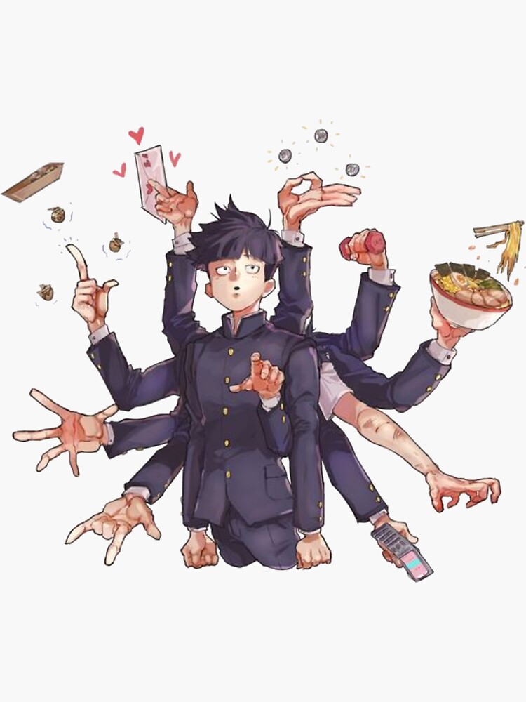 "Multi task Mob" Sticker for Sale by Cursed-Teemo | Redbubble