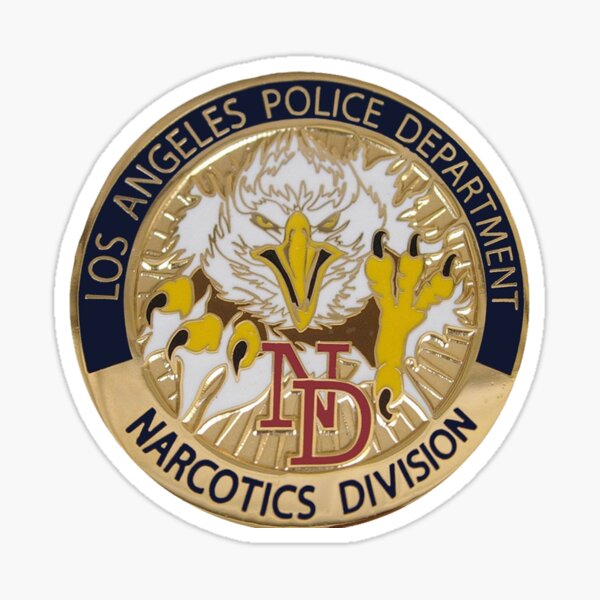 "Los Angeles Police Department Narcotics Division" Sticker for Sale by ...