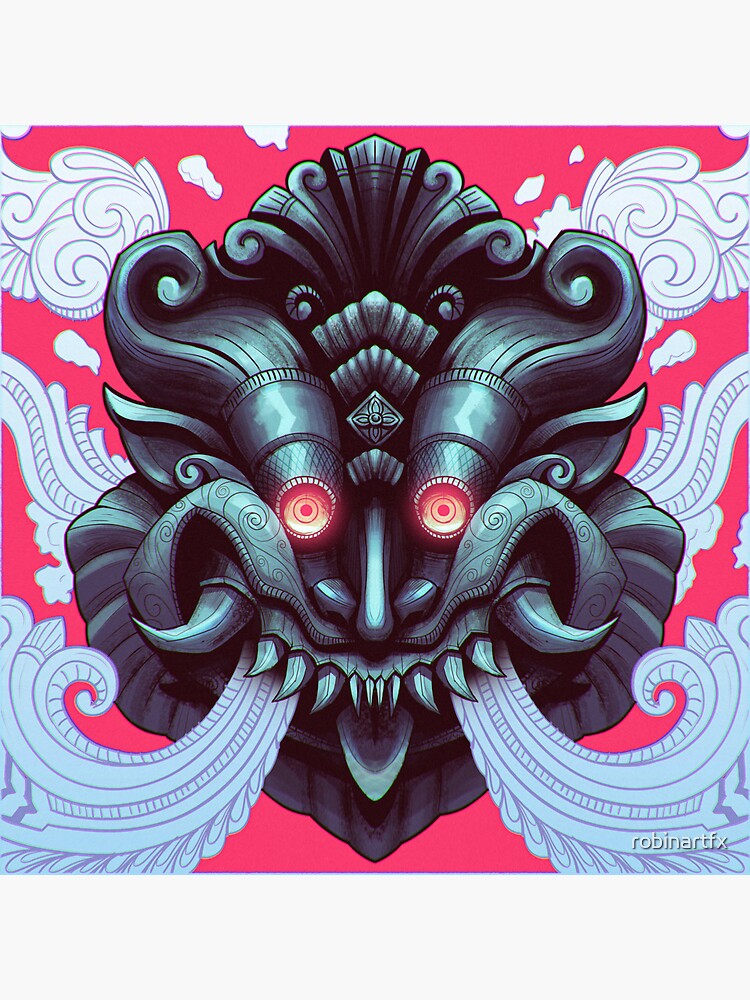 "Yali" Sticker for Sale by robinartfx | Redbubble