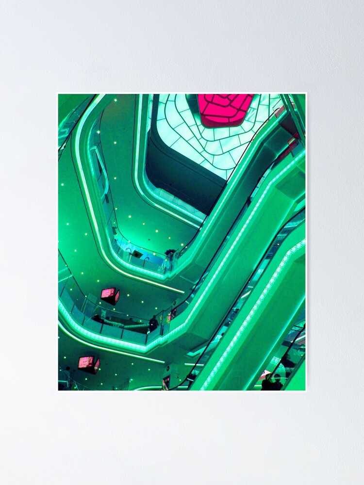 "Vaporwave Mall Aesthetic Mallsoft Ambient " Poster for Sale by ...