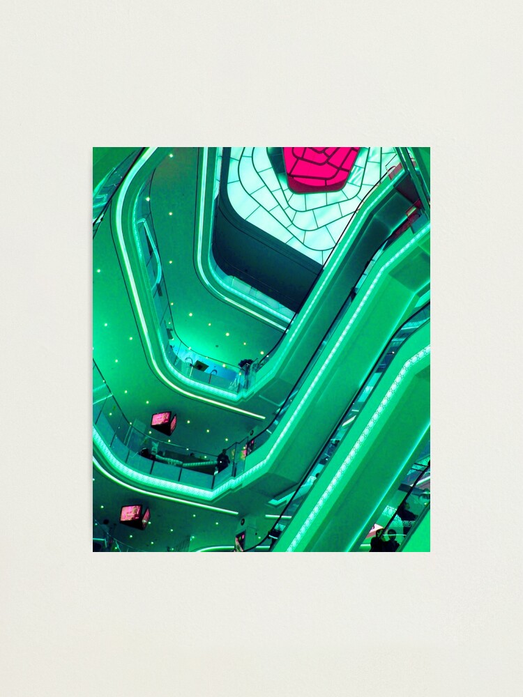 "Vaporwave Mall Aesthetic Mallsoft Ambient " Photographic Print for ...