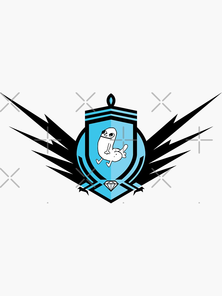 "Diamond Dickbutt [Roufxis-Rb]" Sticker for Sale by RoufXis | Redbubble