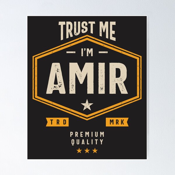 Amir Name Logo