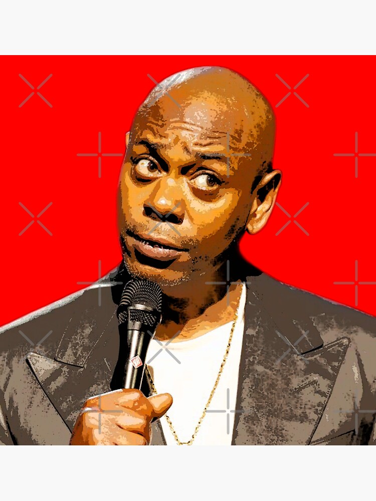 "dave chappelle" Sticker for Sale by oryan80 | Redbubble