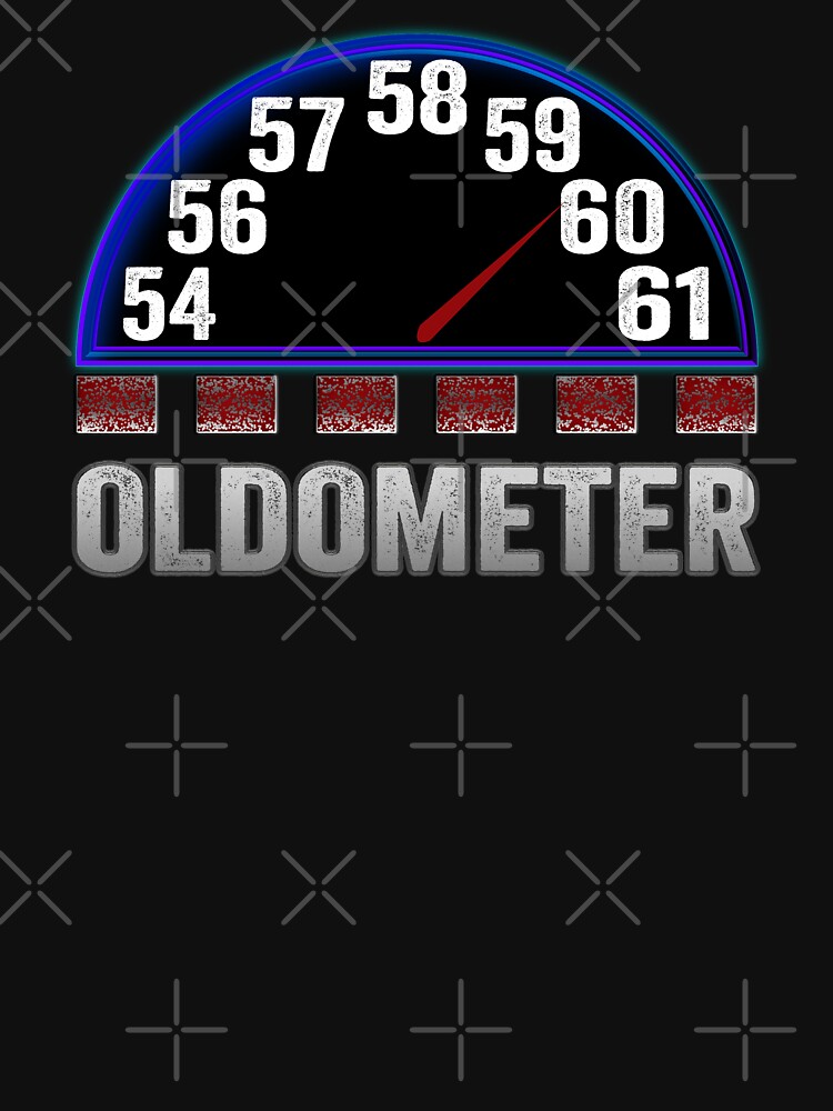"Oldometer 59-60 - Odometer - Happy Bday - I love cars" T-shirt for ...