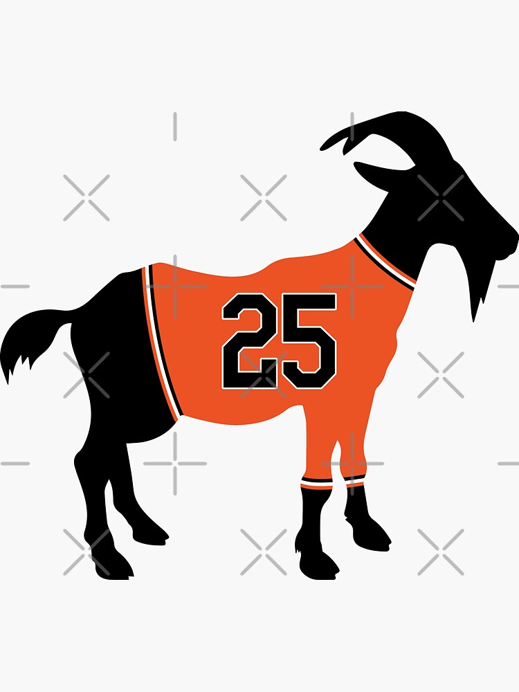 "Barry Bonds GOAT" Sticker for Sale by cwijeta | Redbubble