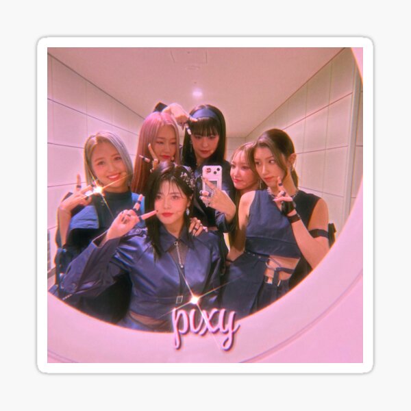 "PIXY - kpop" Sticker by kitten-minho | Redbubble