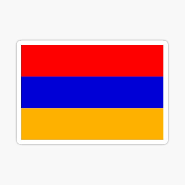 "Armenia flag" Sticker for Sale by LeFrancais- | Redbubble