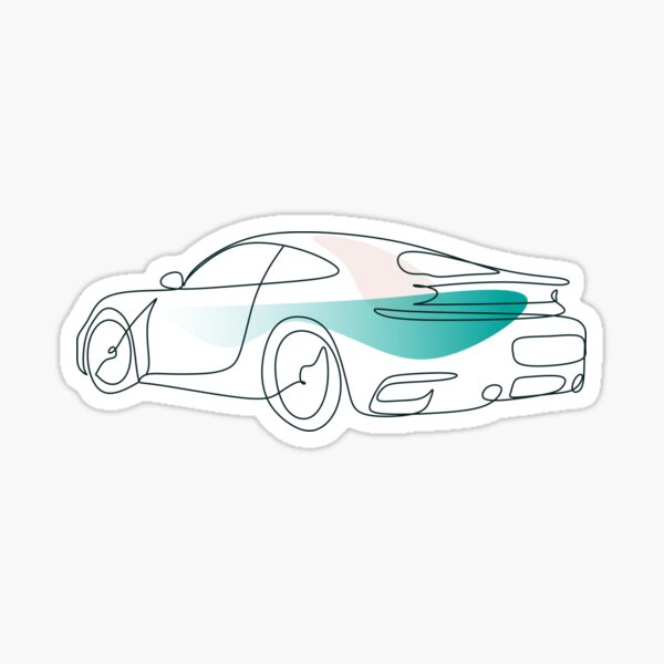 "Car one line illstration. Minimal line art transport concept ...