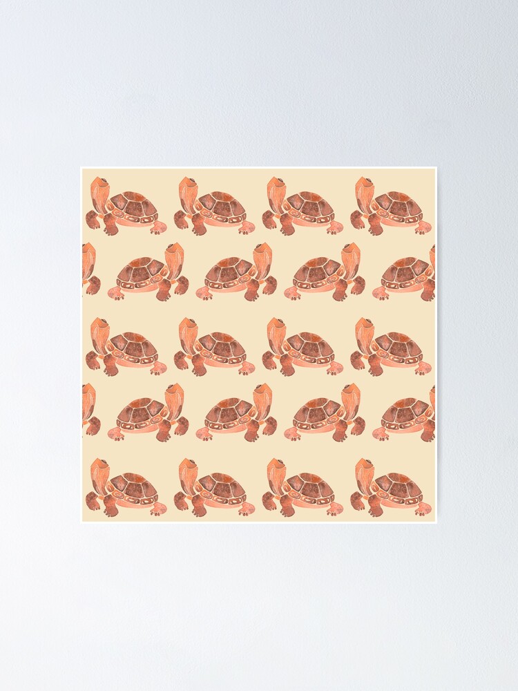 "Marching Turtles" Poster for Sale by Yayilustra | Redbubble