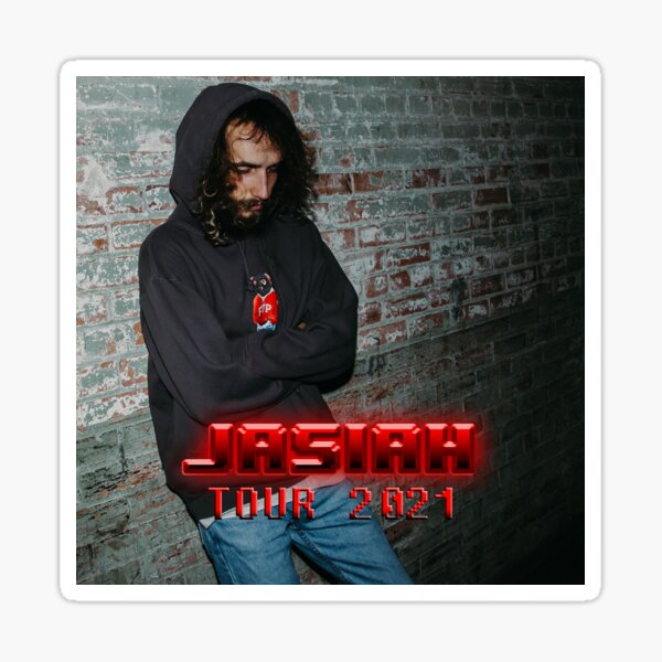 "fourjas Show Jasiah Hip-Hop Rap Tour 2021" Sticker for Sale by ...