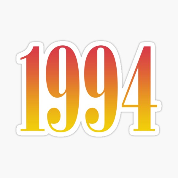 "1994" Sticker for Sale by ixrid | Redbubble