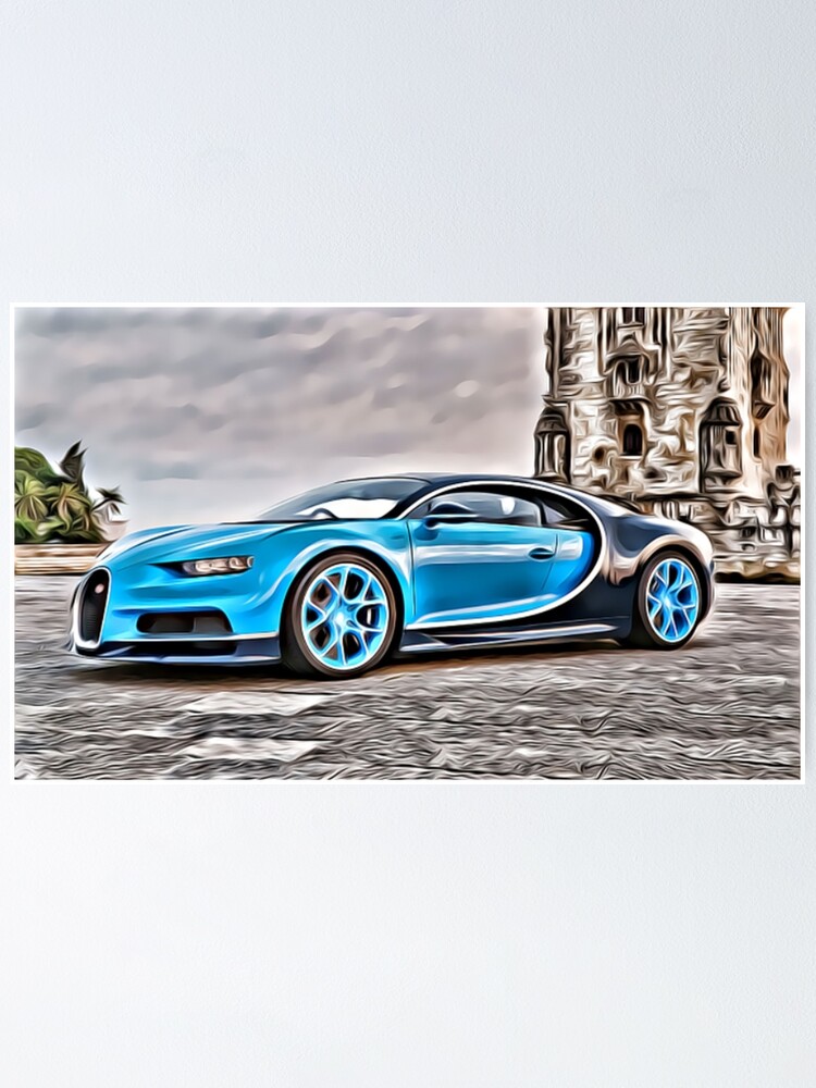 "Bugatti Chiron" Poster by XLR8- | Redbubble
