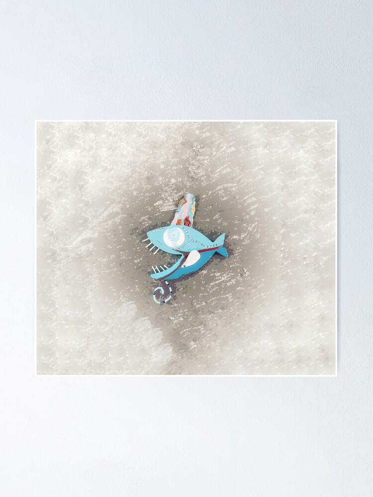 "Boho Fish 12 Coastal Design Style A Edited PHOTO of Wooden Fish Wall ...