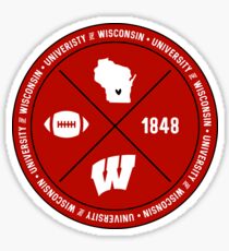 Wisconsin Badgers: Stickers | Redbubble