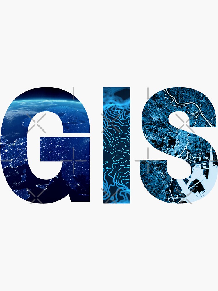 "GIS - Geographic Information Systems" Sticker for Sale by ...