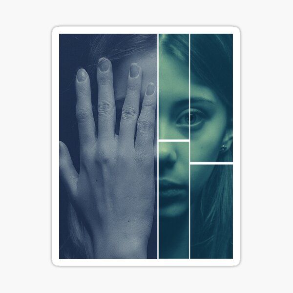 "woman scar face" Sticker for Sale by david-son | Redbubble