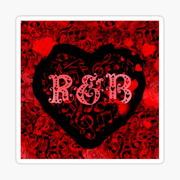 "R&B" Sticker by KuroSanji11 | Redbubble