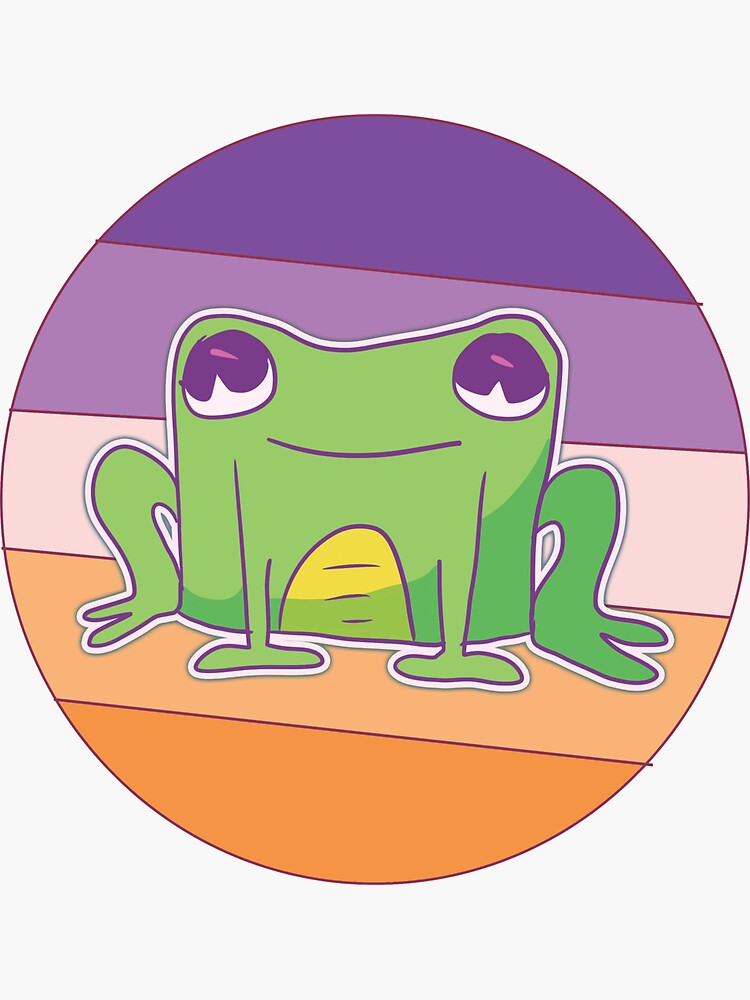 "Trixic Frogs " Sticker for Sale by ForTheFrogWar | Redbubble