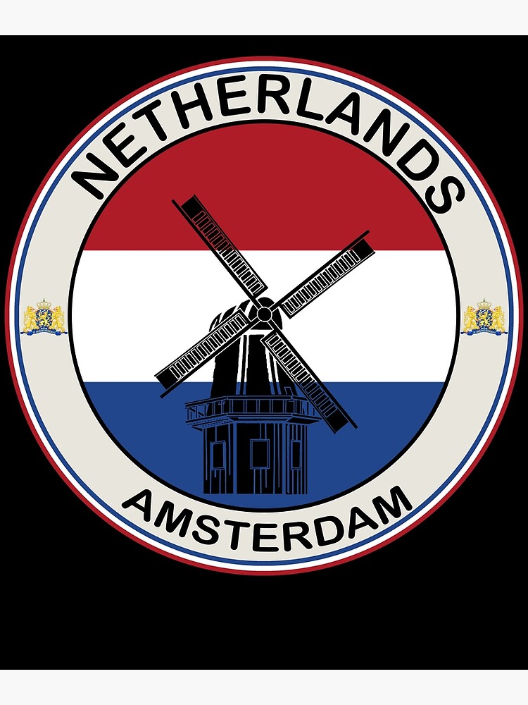"Netherlands Emblem" Poster for Sale by Gina-Driada | Redbubble