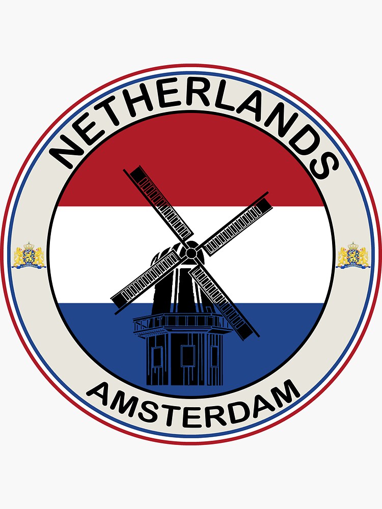"Netherlands Emblem" Sticker for Sale by Gina-Driada | Redbubble