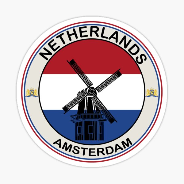 "Netherlands Emblem" Sticker for Sale by Gina-Driada | Redbubble