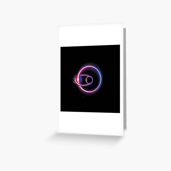 "CaptZ's Dark Neon Sigil Logo" Greeting Card by Zeston | Redbubble