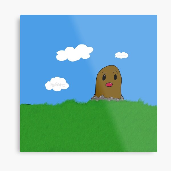 Diglett Metal Prints | Redbubble