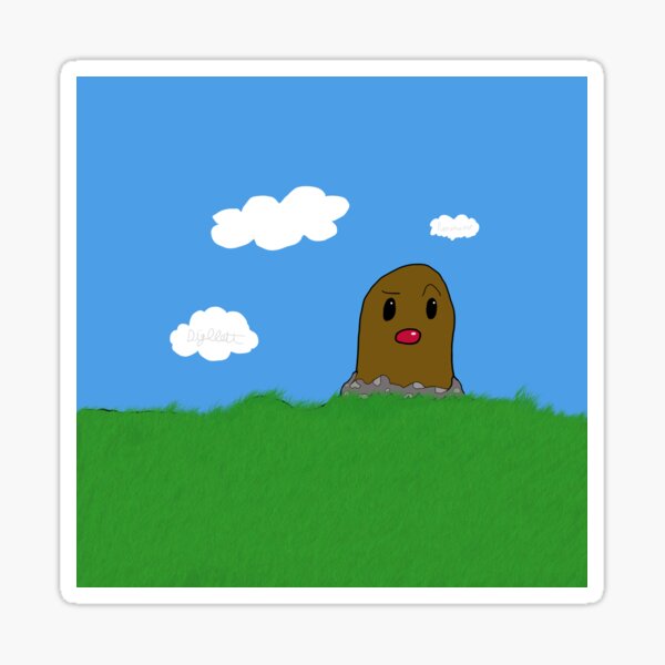 Diglett Stickers | Redbubble