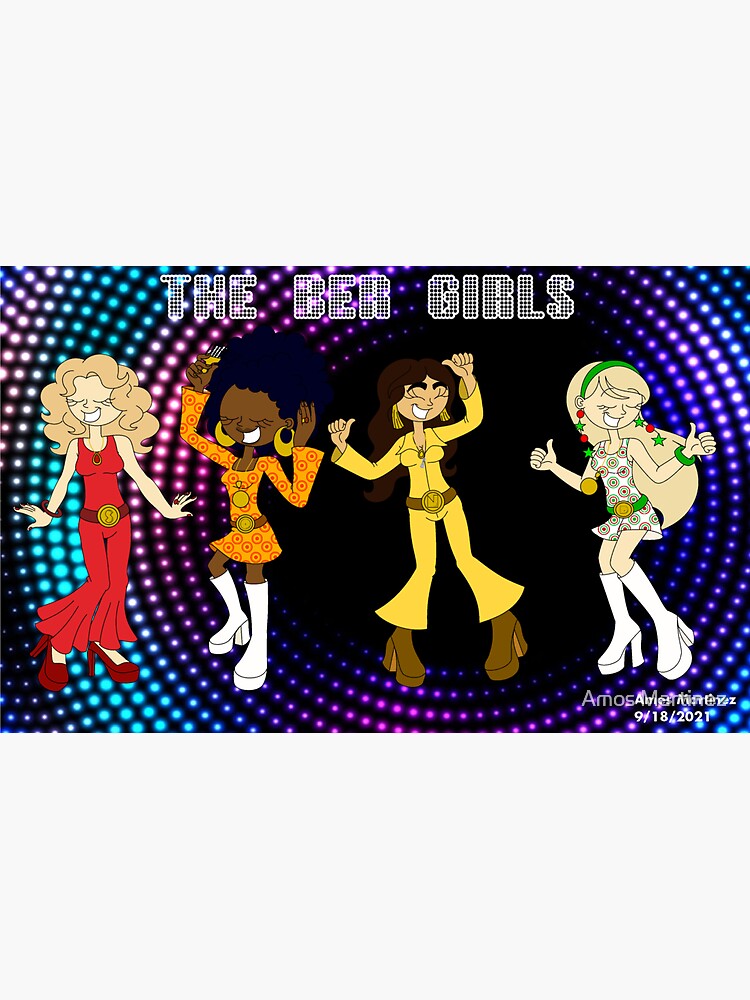 The Ber Girls Sticker For Sale By Amosmartinez Redbubble