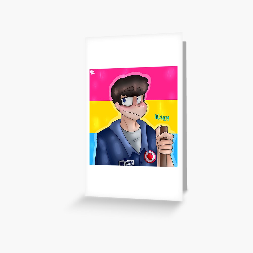 "DSAF Jimbo Pride icon" Greeting Card by LuckySpark42 | Redbubble