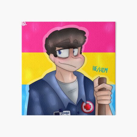 "DSAF Jimbo Pride icon" Art Board Print by LuckySpark42 | Redbubble