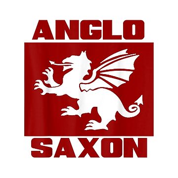 "Anglo-Saxon White Dragon" Sticker for Sale by BierschenkJoh | Redbubble