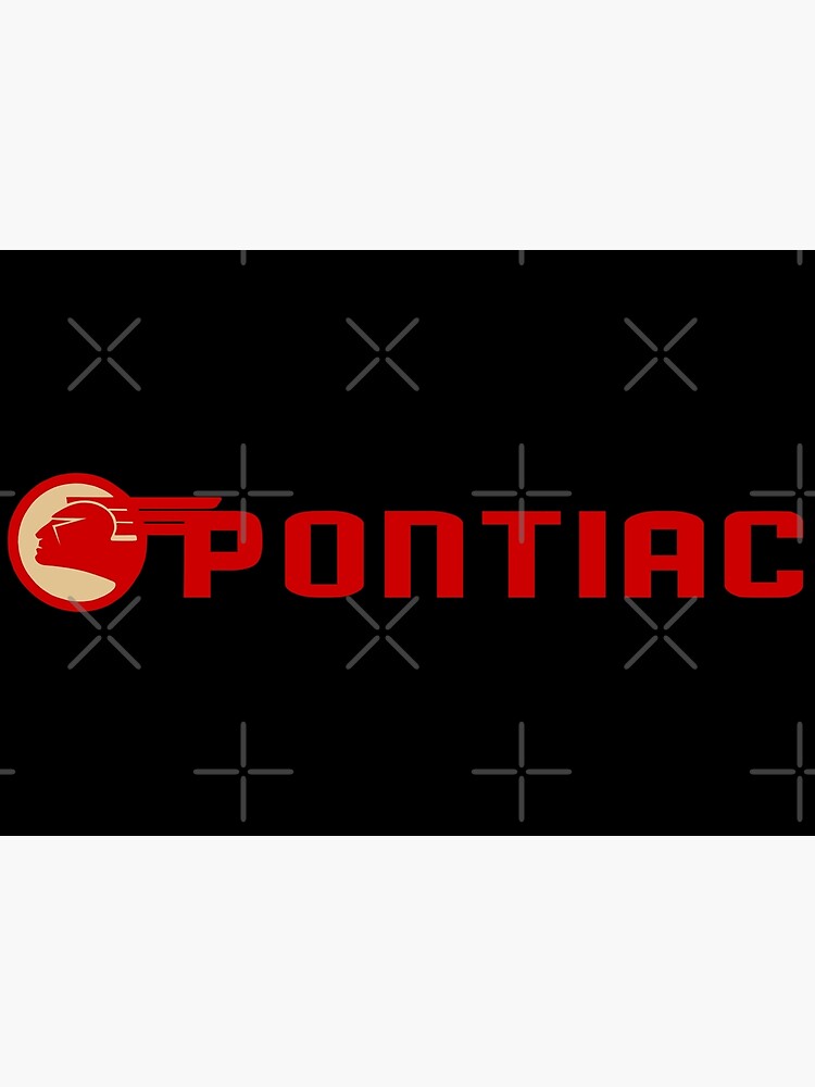 "Vintage Retro Pontiac Silver Streak Logo Red" Poster by MuscleCars ...