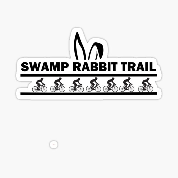 " Swamp Rabbit Trail v2" Sticker for Sale by SwampfoxDesign | Redbubble